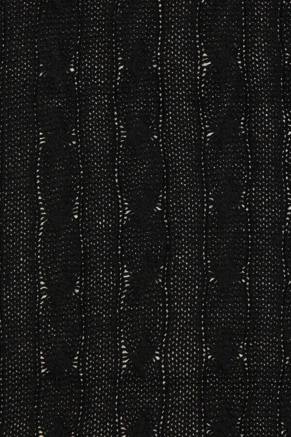 Polo Ralph Lauren Logo Embroidered Cable Knitted Scarf