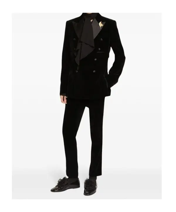 Dolce & Gabbana Dolce Gabbana Velvet Tuxedo Pants