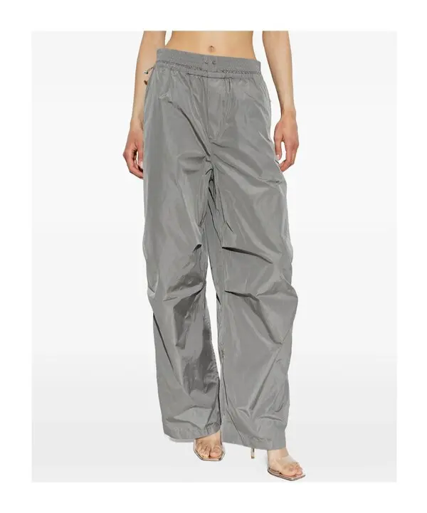Alexander Wang Boxer Waist Mid-rise Track Pants - Gray