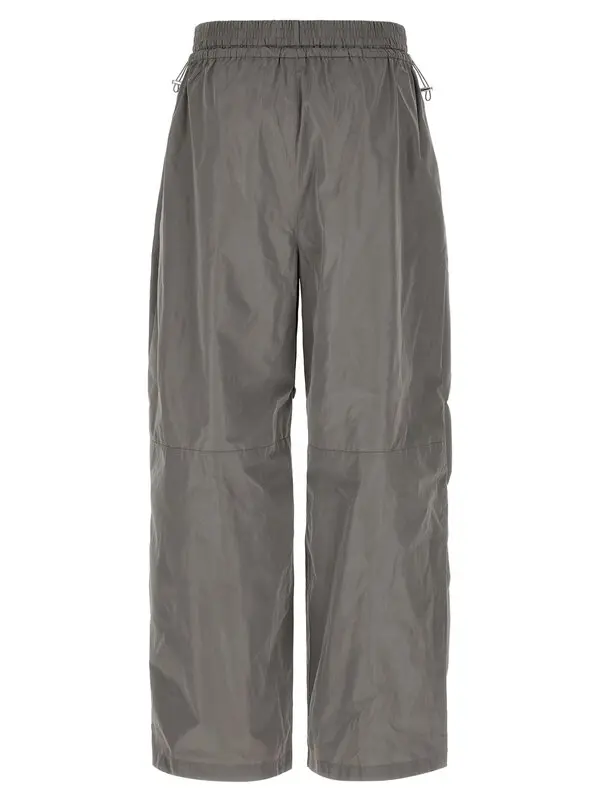 Alexander Wang Boxer Waist Mid-rise Track Pants - Gray
