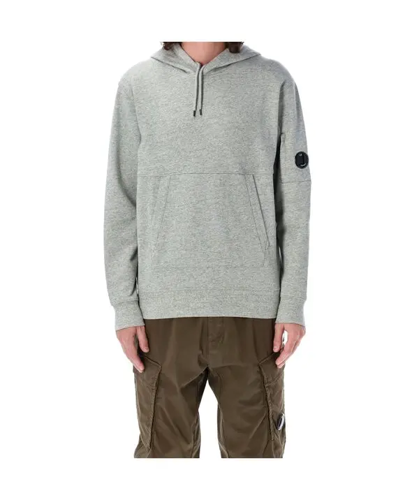 C.P. COMPANY Diagonal Fleece Lens Hoodie