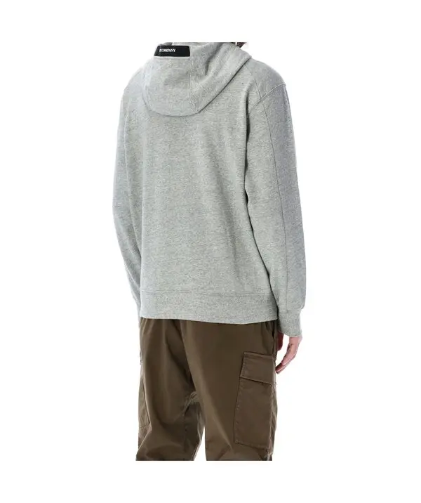 C.P. COMPANY Diagonal Fleece Lens Hoodie