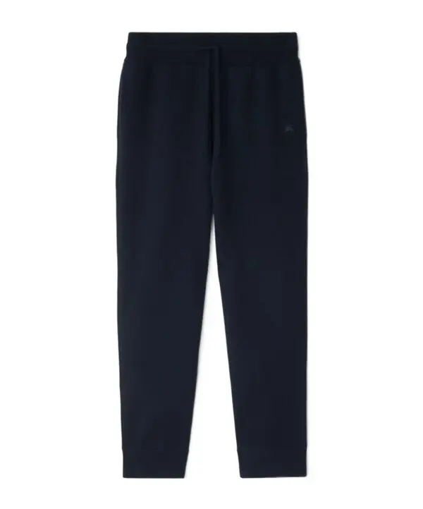 Burberry Tapered Drawstring Jogging Pants - Navy