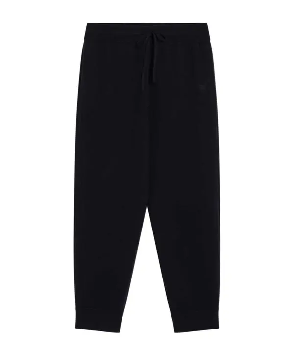 Burberry Tapered Drawstring Jogging Pants - Navy