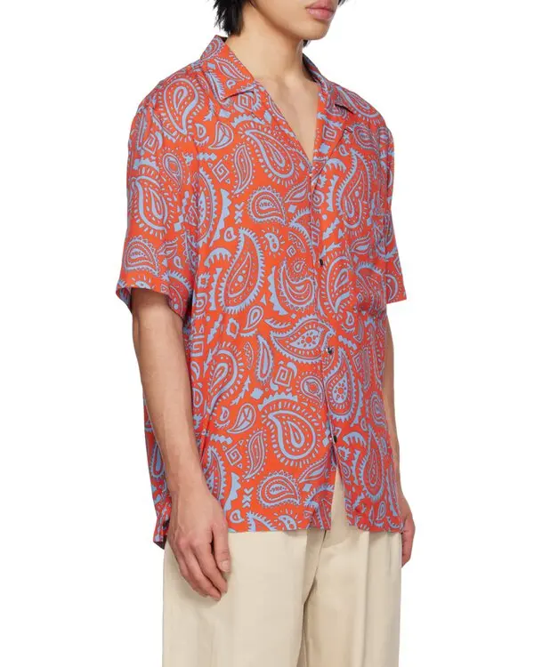 MARCELO BURLON COUNTY OF MILAN Paisley Hawaii Shirt - Multicolor