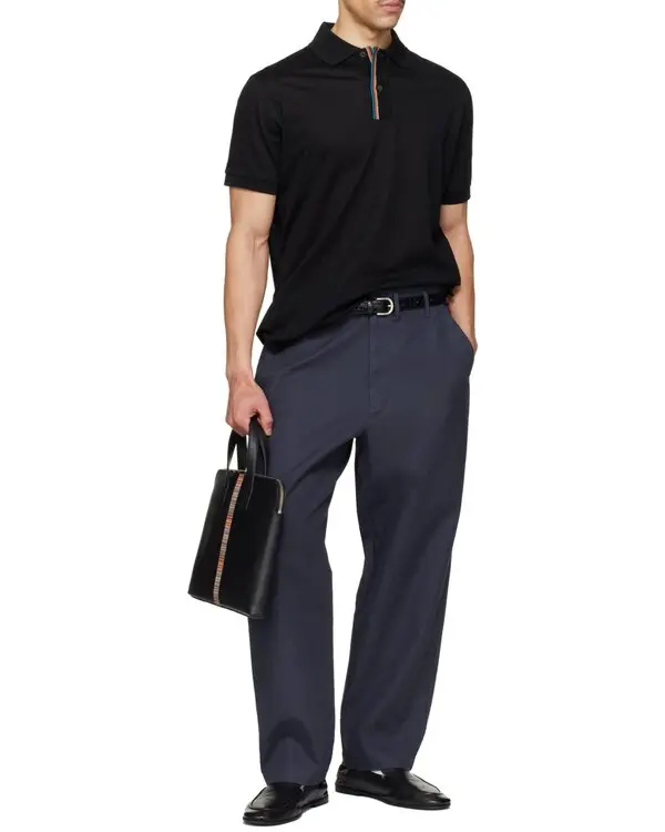 Paul Smith Handheld Document Bag With Signature Stripes
