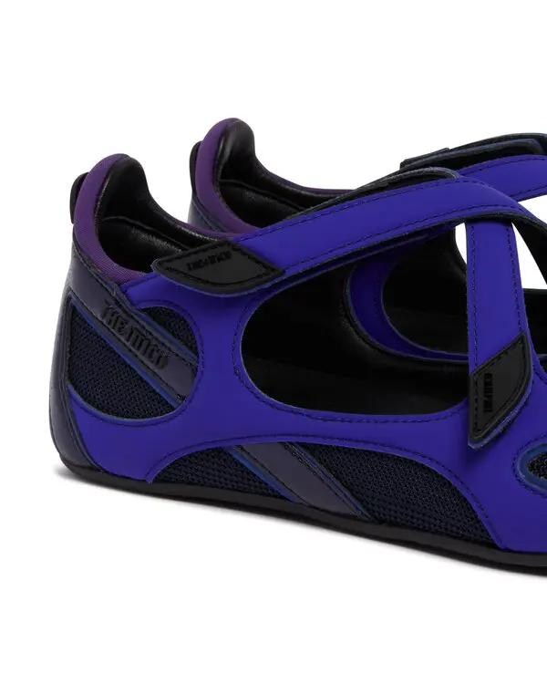 Attico The Floor 01 Ballet Flats - Black
