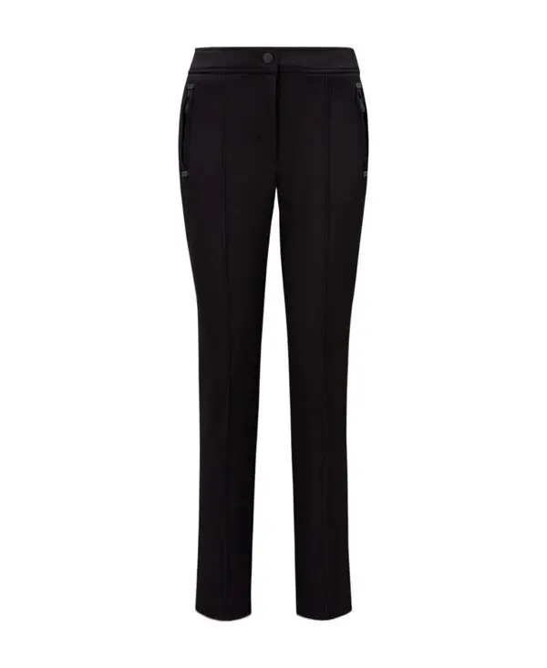 Moncler Twill Stretch Trousers - Black