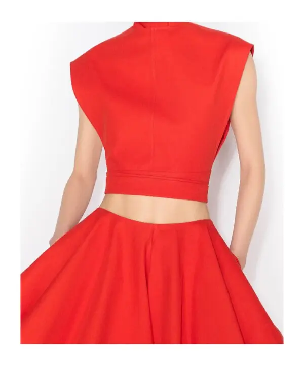 Alaïa Belted Wrap Top