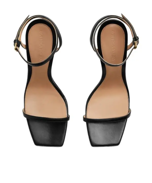 Bottega Veneta Knot Heeled Sandals - Black