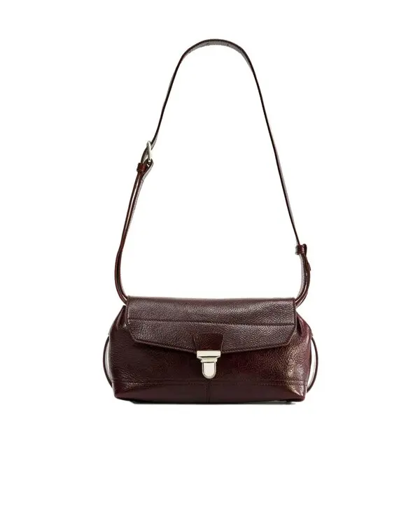 LEMAIRE Small Gear Shoulder Bag - Dark Eggplant