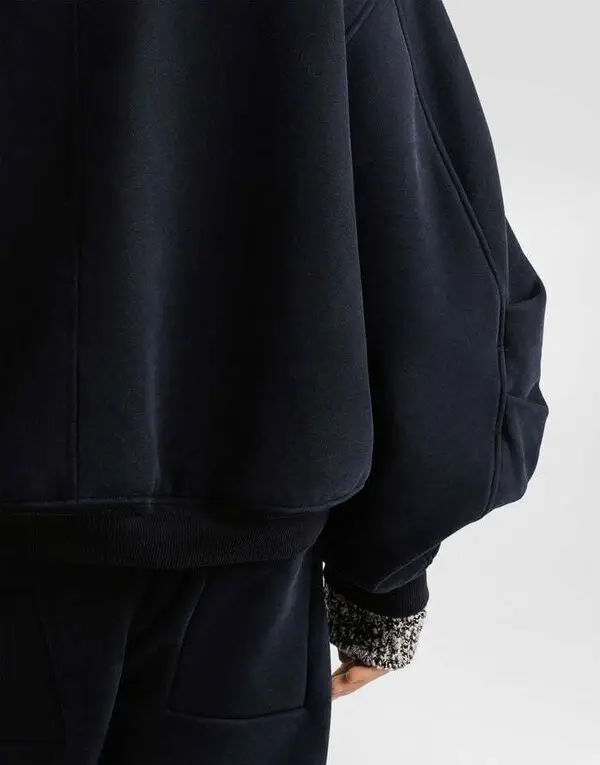 Dolce & Gabbana Fur Trimmed Hooded Zip Jacket