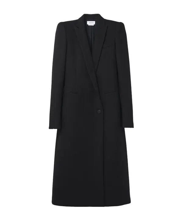 Alexander McQueen Tailored Coat With Stacked Shoulder Detail