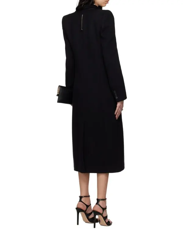 Alexander McQueen Tailored Coat With Stacked Shoulder Detail