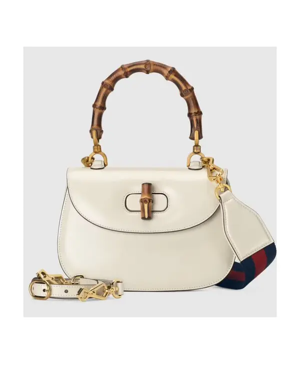 Gucci Bamboo 1947 Small Bag - Nude
