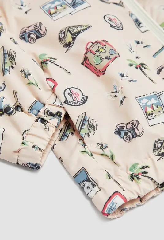 Moncler Printed Hooded Jacket