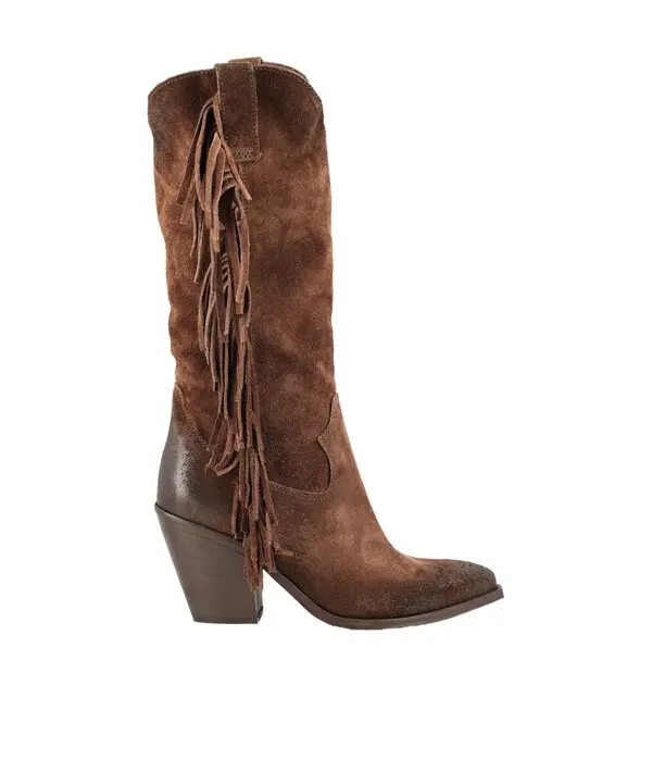 JE T'AIME Fringed Western Boots