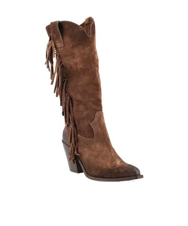 JE T'AIME Fringed Western Boots