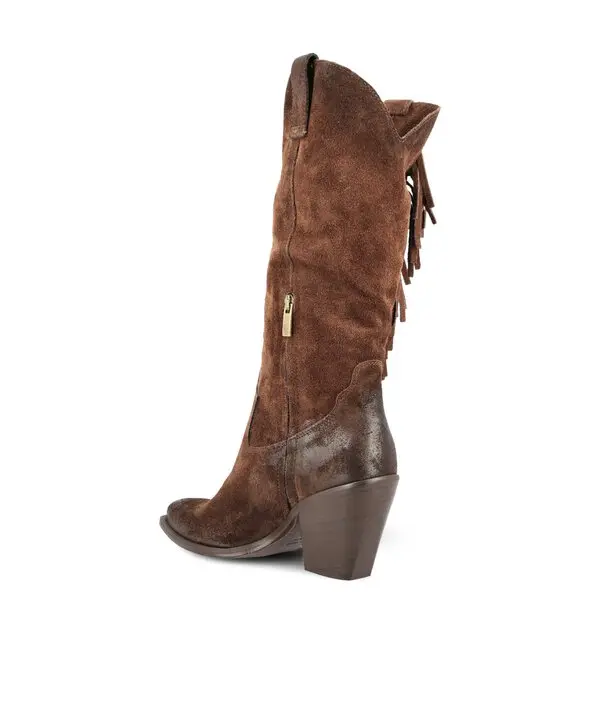 JE T'AIME Fringed Western Boots