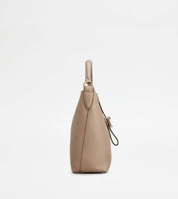 TOD'S Timeless Mini Bucket Bag - Nude