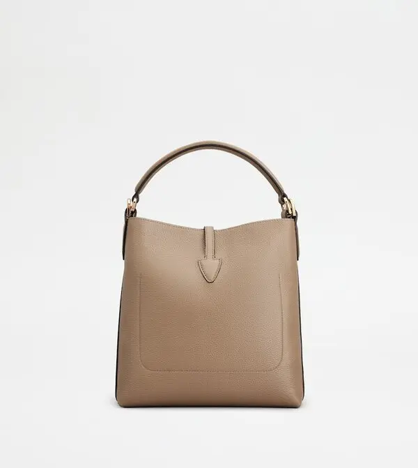 TOD'S Timeless Mini Bucket Bag - Nude