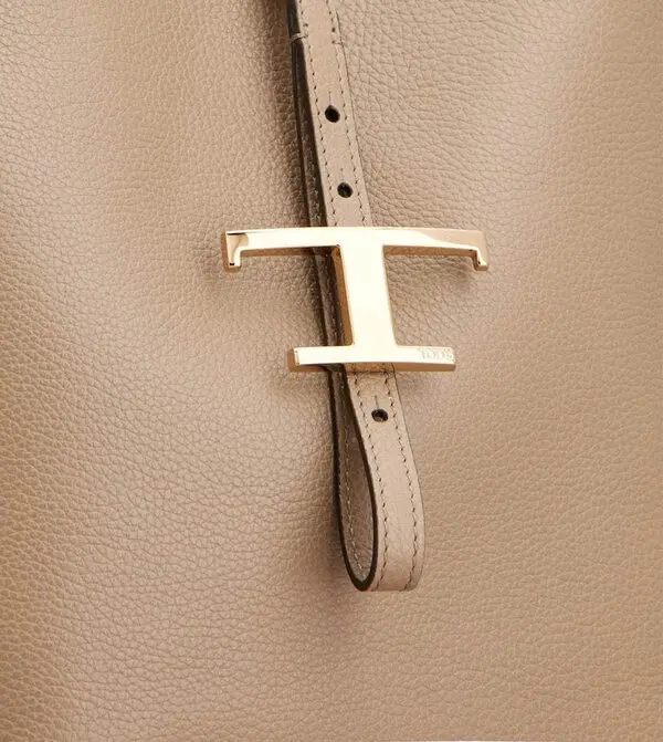 TOD'S Timeless Mini Bucket Bag - Nude