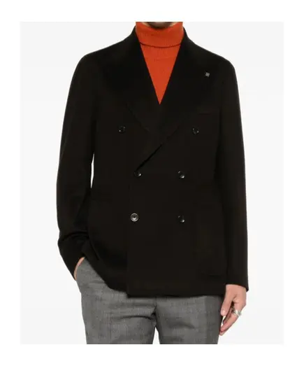 Tagliatore Double-breasted Suit Jacket - Brown