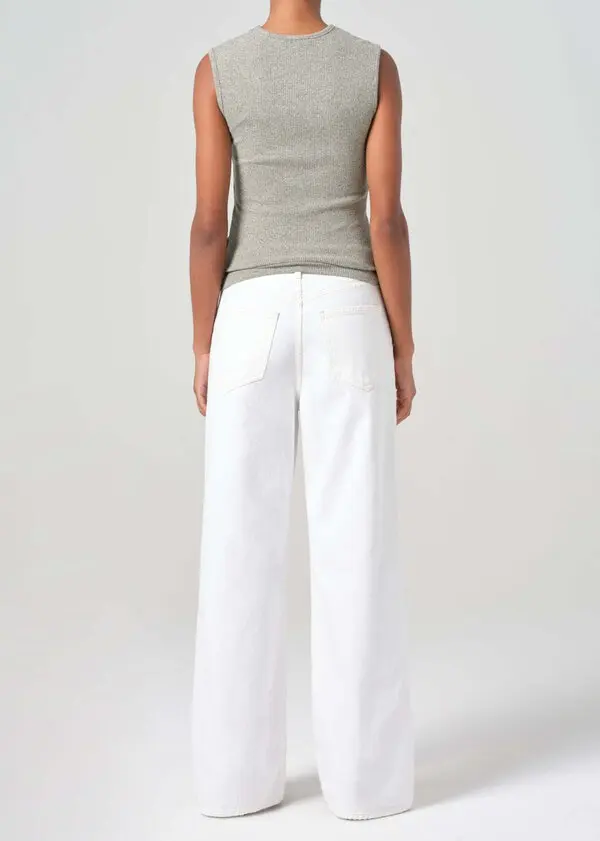 AGOLDE Dame High-rise Wide-leg Denim Trousers