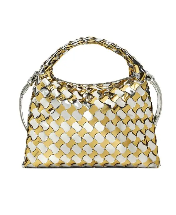 Bottega Veneta Mini Hop Woven Shoulder Bag