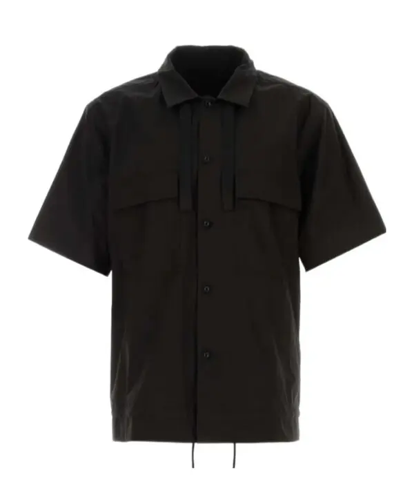 Sacai Short Sleeved Drawstring Shirt