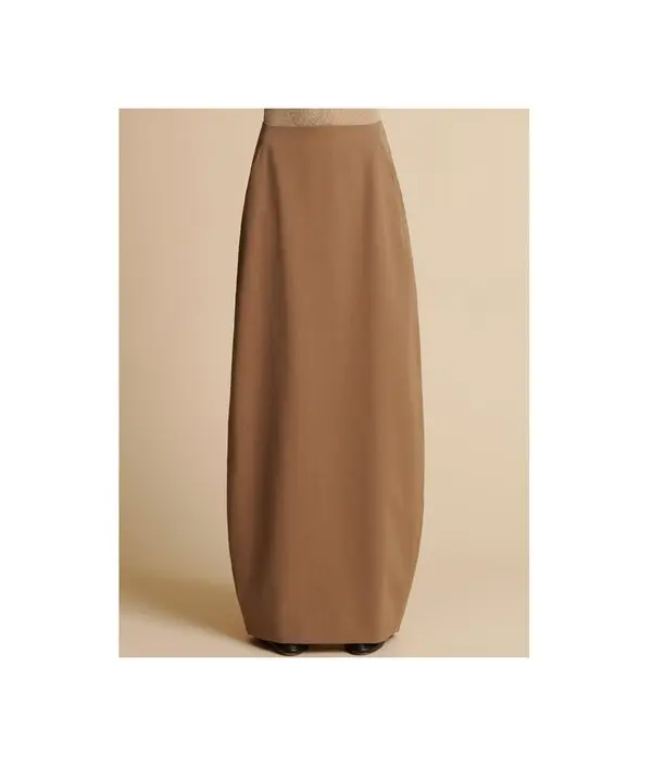 Khaite Back Slit Skirt
