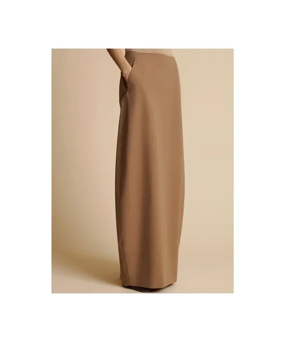 Khaite Back Slit Skirt