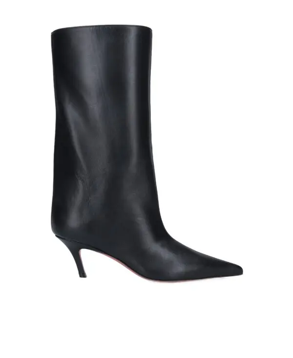 Amina Muaddi Pointed Toe High Heel Boots