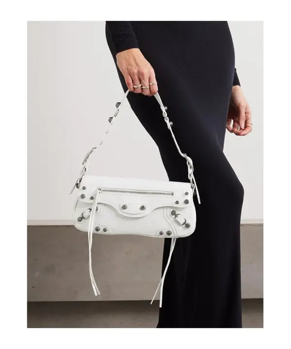 Balenciaga Le Cagole Small Sling Bag - White