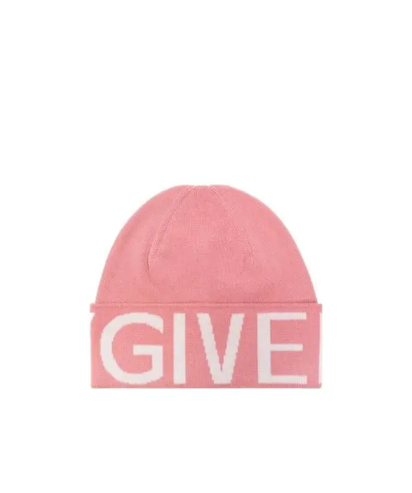 Givenchy Logo Beanie - Pink