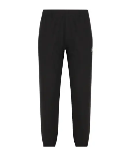 Burberry Monogram Embroidered Joggers - Black