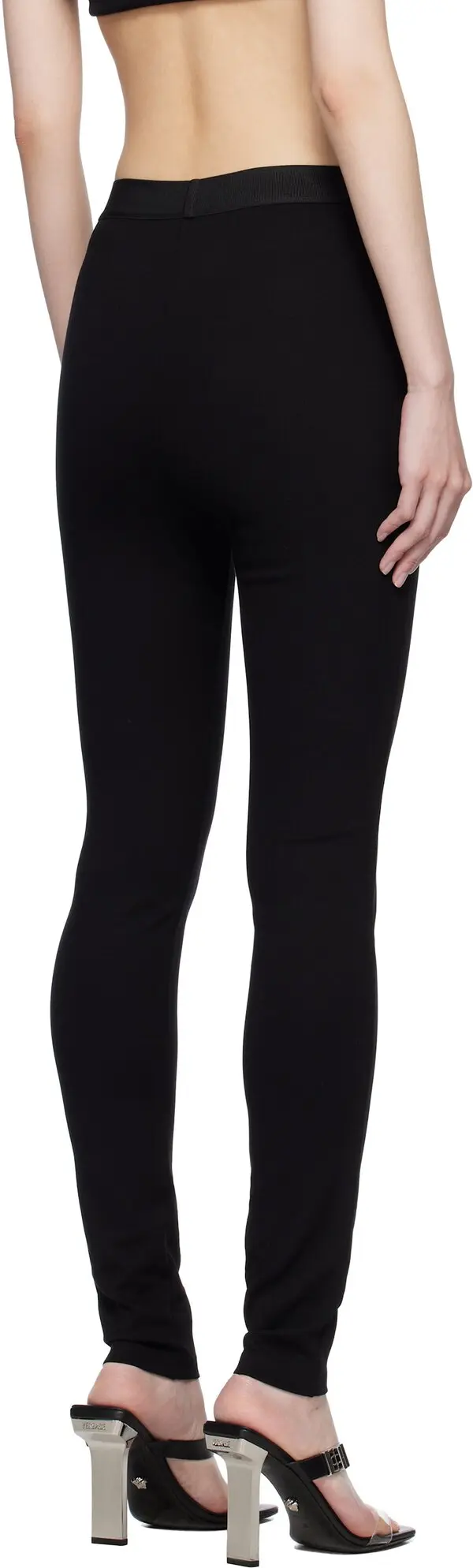 Versace Logo Patch Leggings