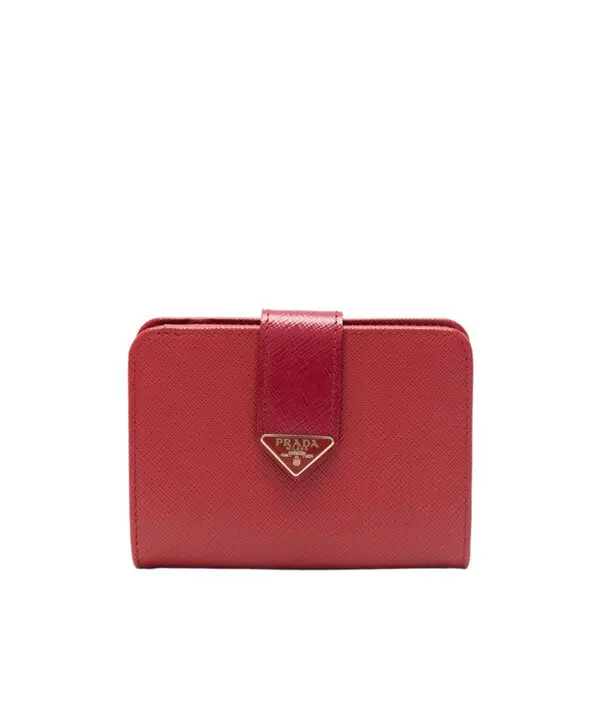 Prada Compact Zip-around Wallet