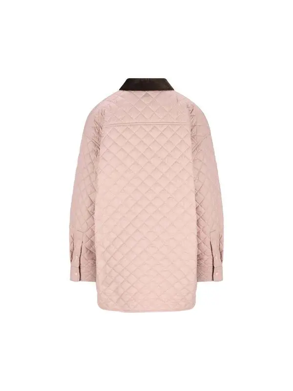Loewe Collared Quilted Jacket
