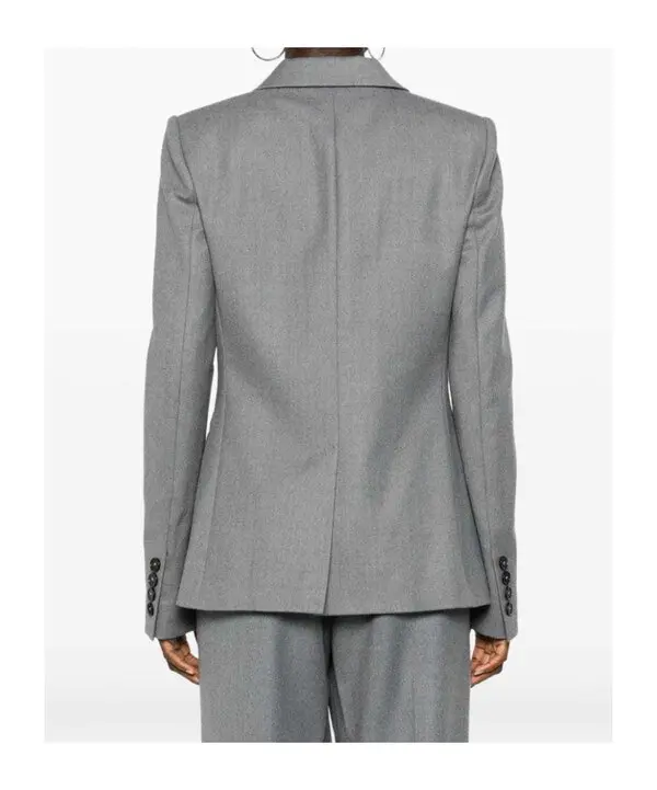 Stella McCartney Single-breasted Tailored Blazer - Gray