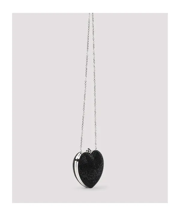MACHMACH Mach & Mach Heart Shaped Embellished Clutch