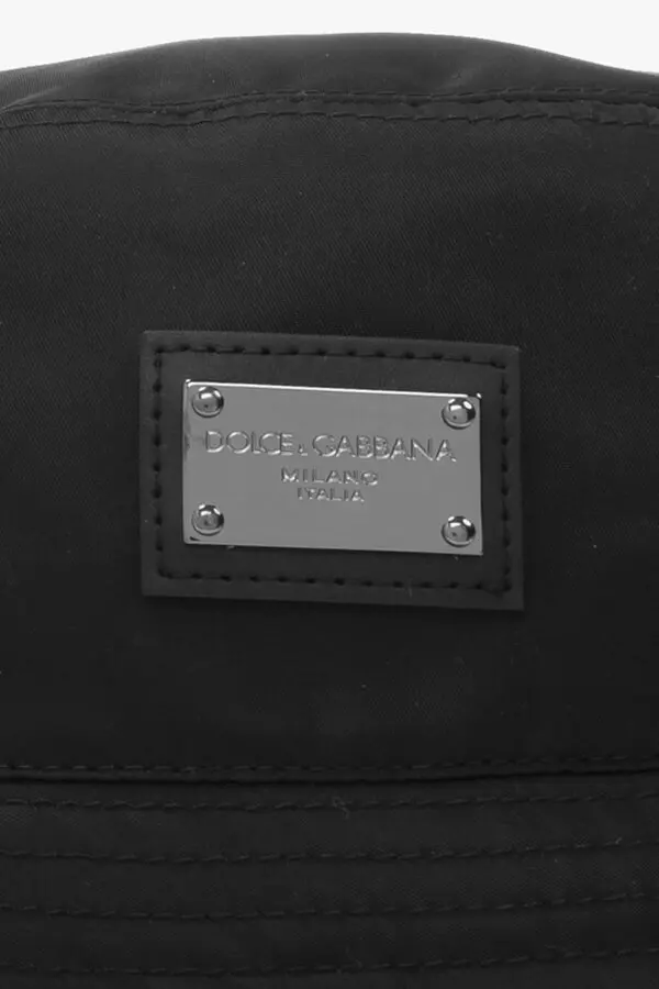 Dolce & Gabbana Logo Plaque Bucket Hat