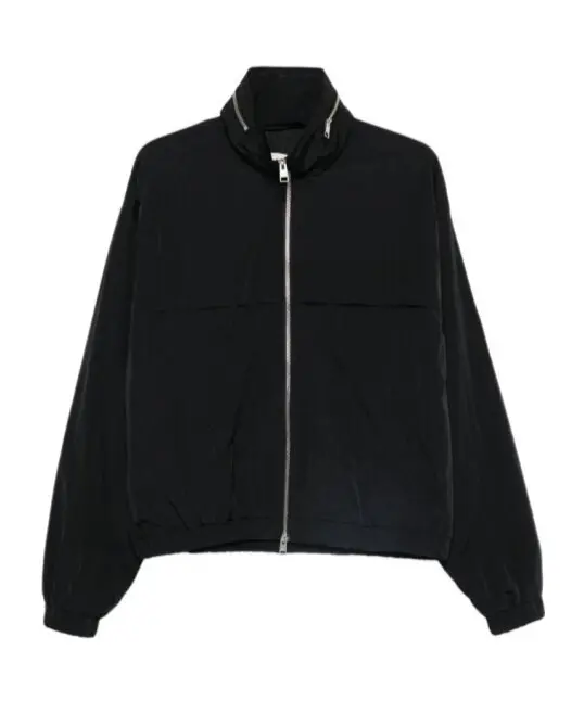 AMI Paris Zip-up Jacket - Black