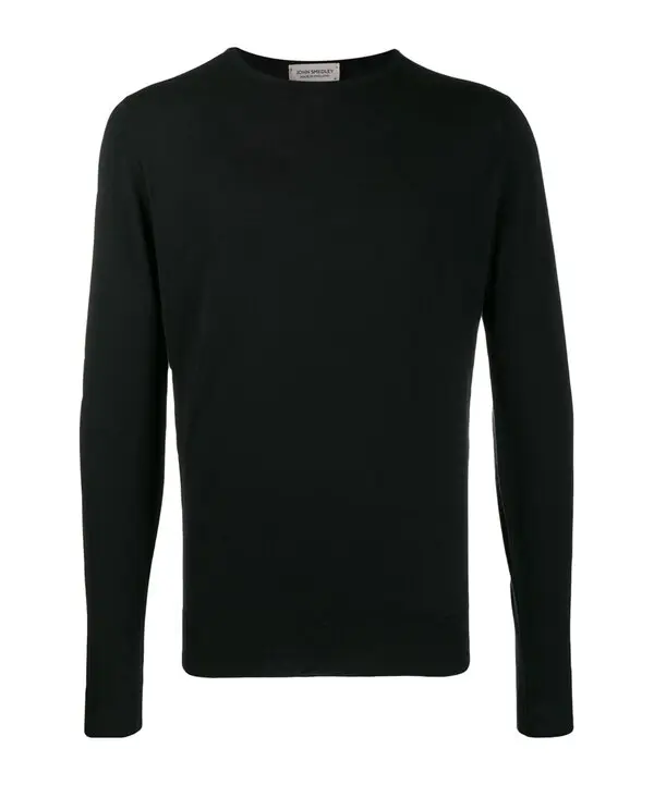 John Smedley Lundy Crew Neck Knitwear - Black