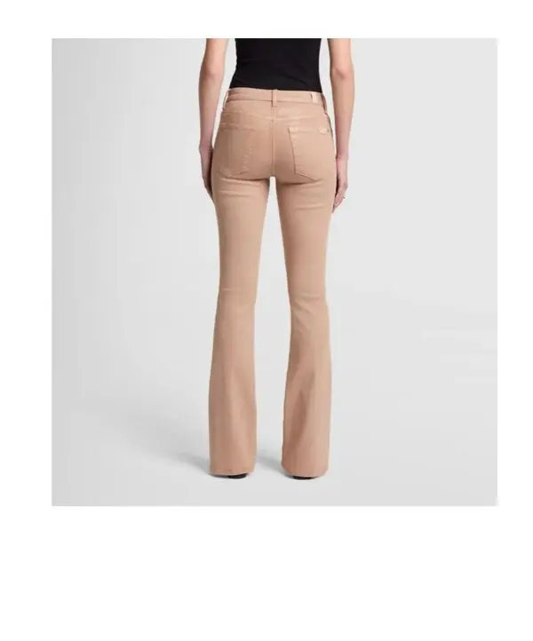 7 For All Mankind Bootcut Coated Stretch Trousers