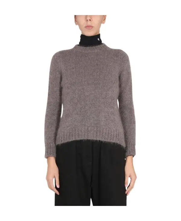 Raf Simons Textured Crewneck Sweater - Gray