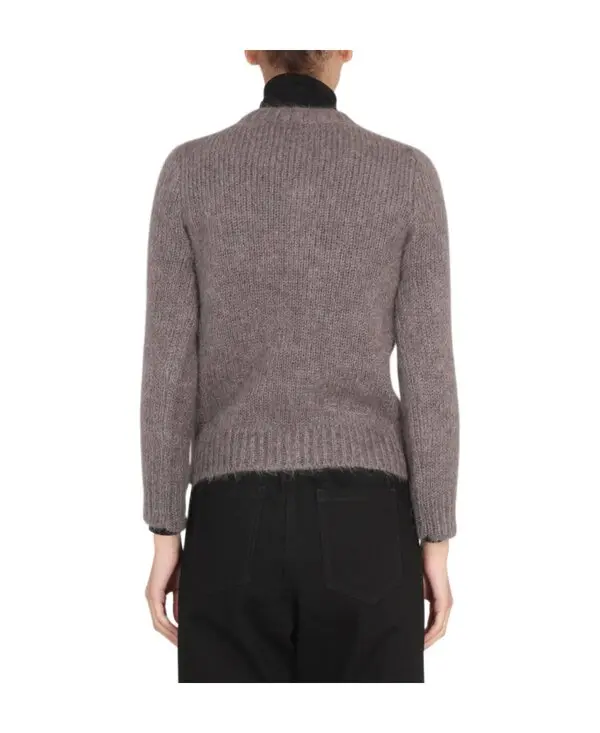 Raf Simons Textured Crewneck Sweater - Gray