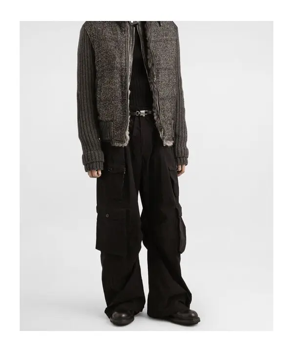 Dolce & Gabbana Faille Cargo Trousers - Black