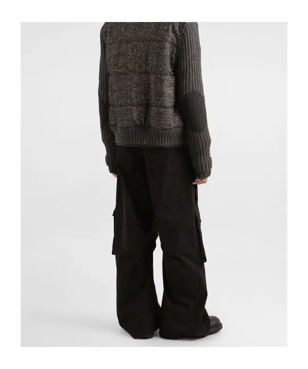 Dolce & Gabbana Faille Cargo Trousers - Black