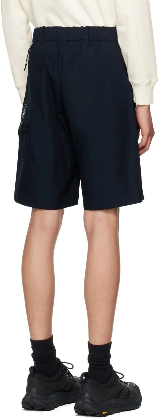 C.P. COMPANY Knee-length Belted Shorts With Zip Details